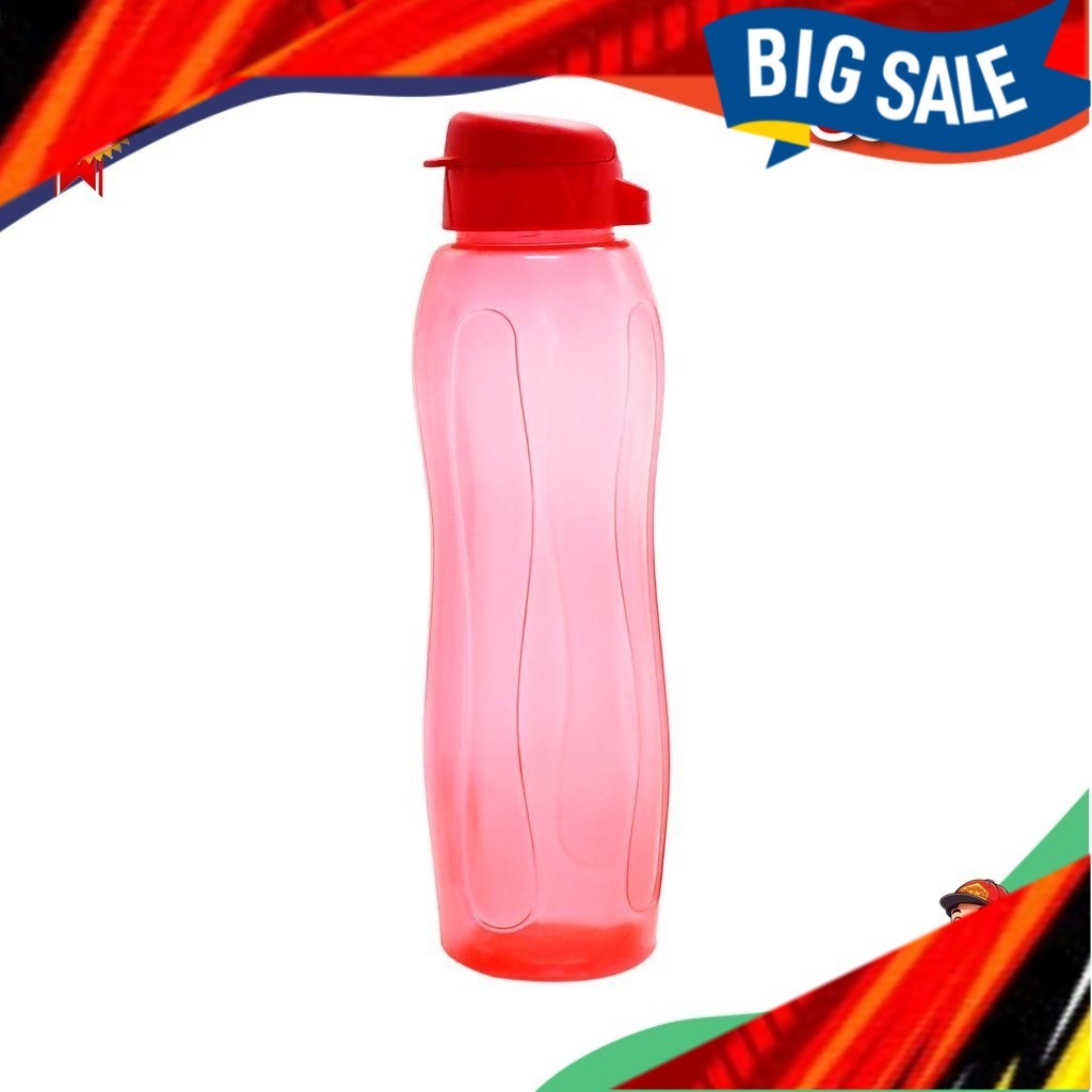 1L Botol Air Mineral, Botol Air Ala Tupperware Transparent Water Bottle ...