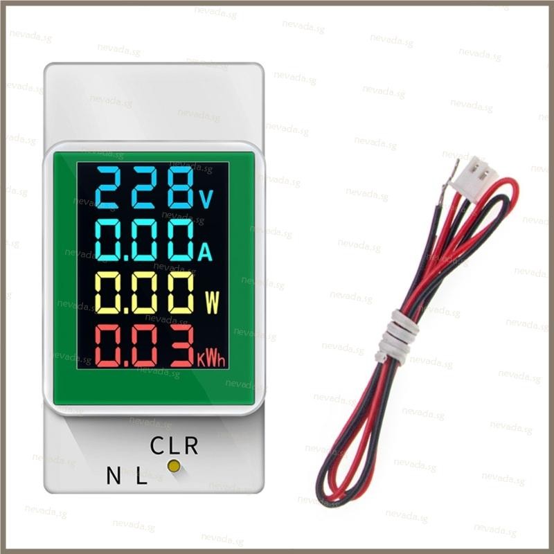 Nevʚ ɞ Digital Single Phase Energy Meter Electricity Counter AC50 ...