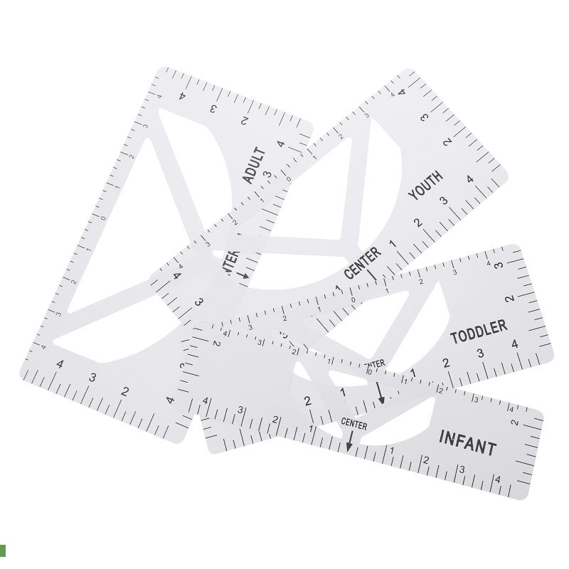 T-shirt Alignment Guide Ruler Measuring Tool Clothing Size Chart Meter ...