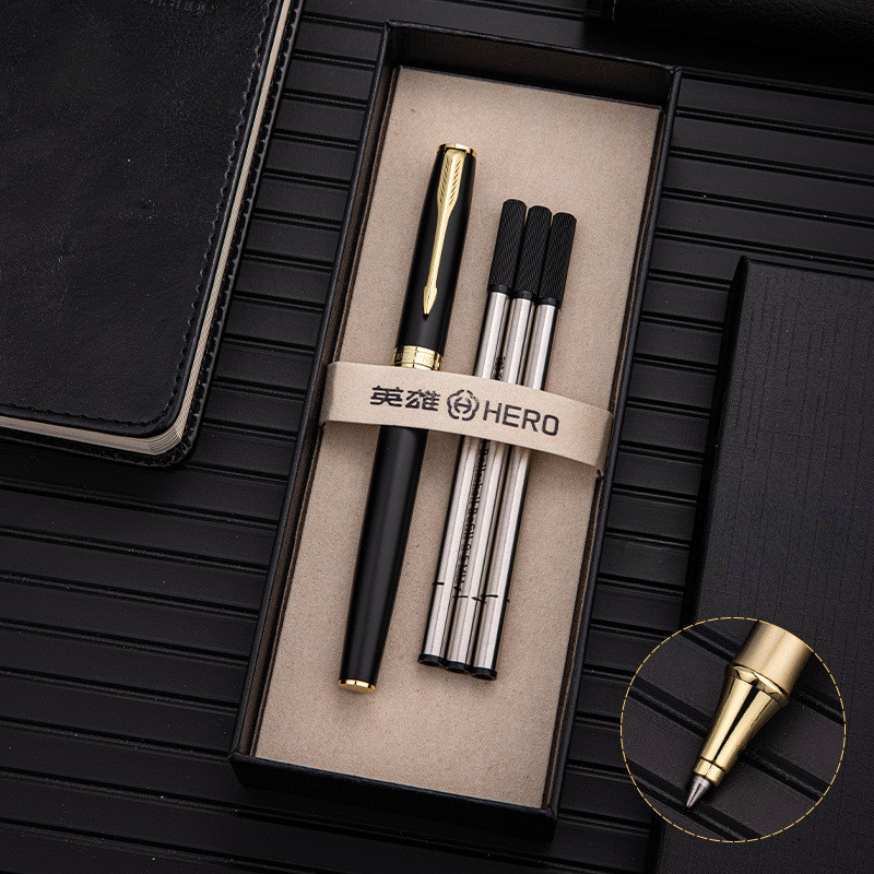 Hero Rollerball Pen E609 Black Knight Metal Rollerball Pen Business ...