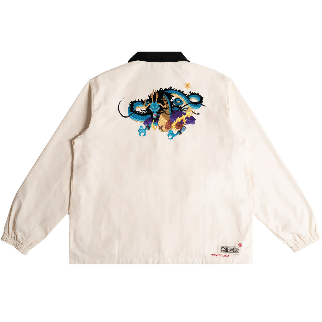 TNTCO x One Piece | Kaido Dragon Coach Jacket Beige | Shopee Singapore