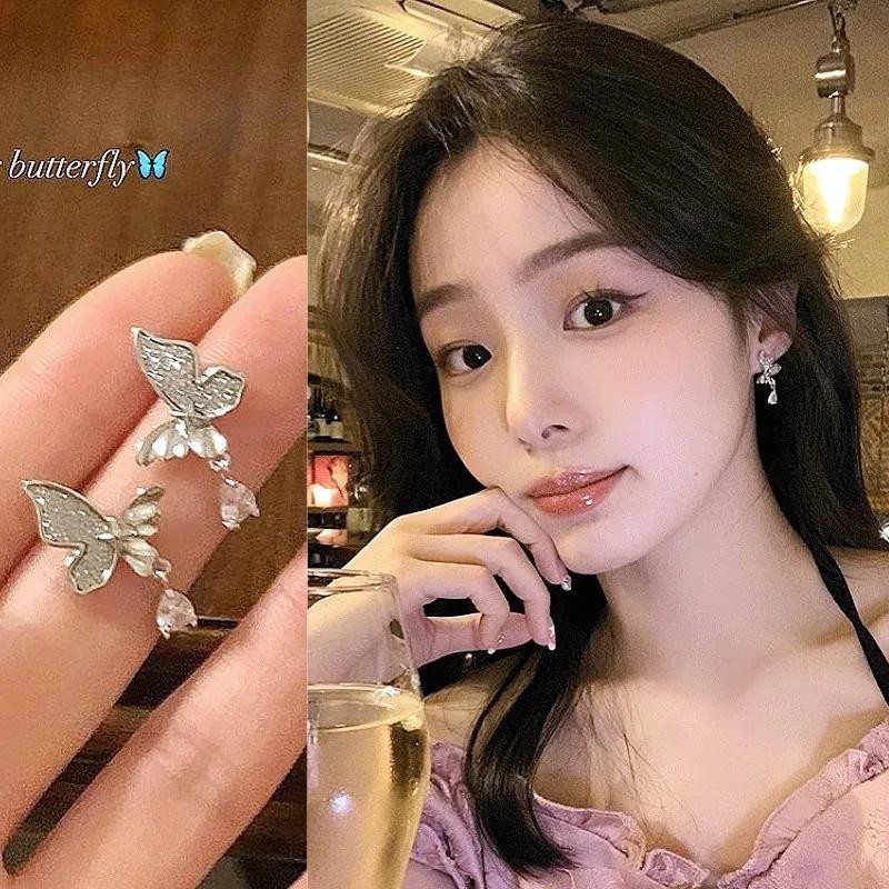 Exquisite Butterfly Clip On Earrings No Hole Ear Clips Bowknot Earrings Without Piercing ...