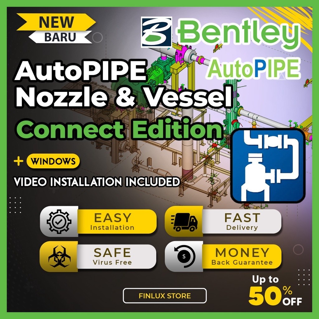 Bentley AutoPIPE CONNECT Edition v23 & Nozzle & Vessel v42 Lifetime For ...