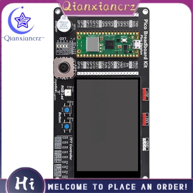 For Raspberry Pi Pico /Pico W/2 Breadboard Kit with 3.5 Inch Touch ...