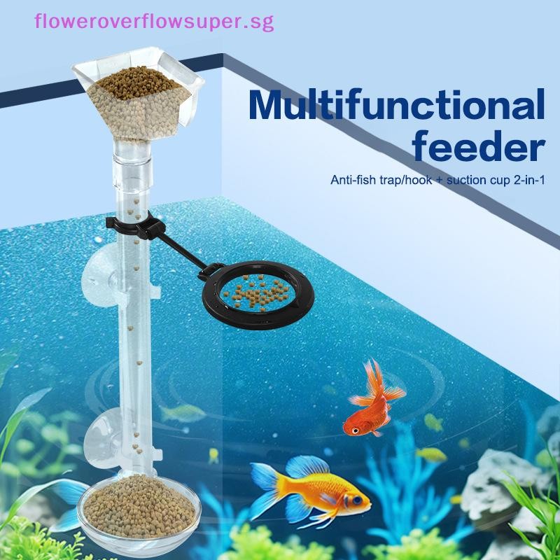 FSSG Aquarium Transparent Feeding Tube Set Aquarium Telescopic Fish ...