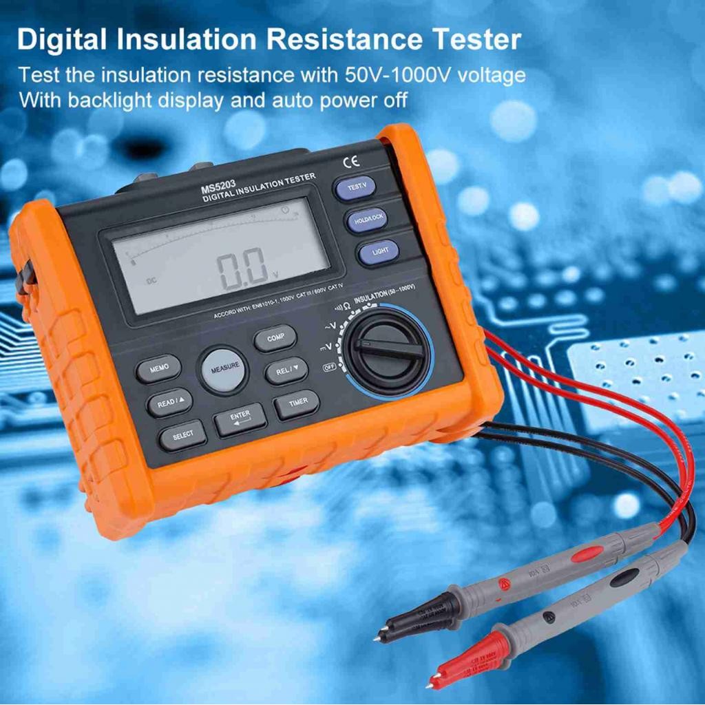 Supergoodsales Insulation Resistance Tester Digital and Analog Display ...