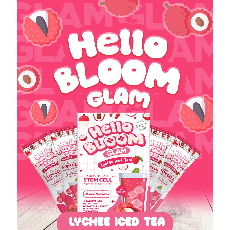 Hello Bloom Glam Lychee Ice tea | Shopee Singapore