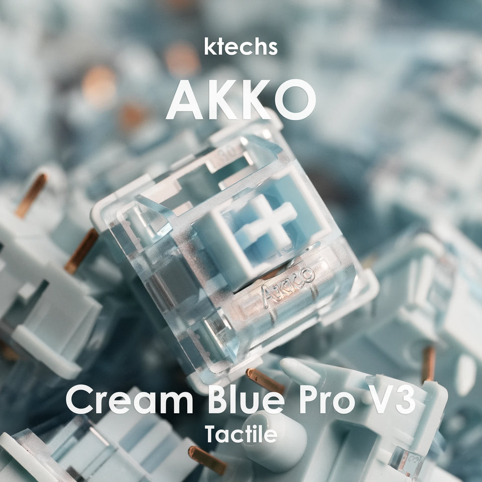 Akko Cream Blue Pro Tactile Mechanical Switch for Custom Mechanical ...
