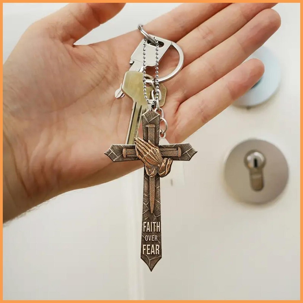 Cross For Car Mirror Praying Hands Cross Car Charm Acrylic Elegant Cars ...