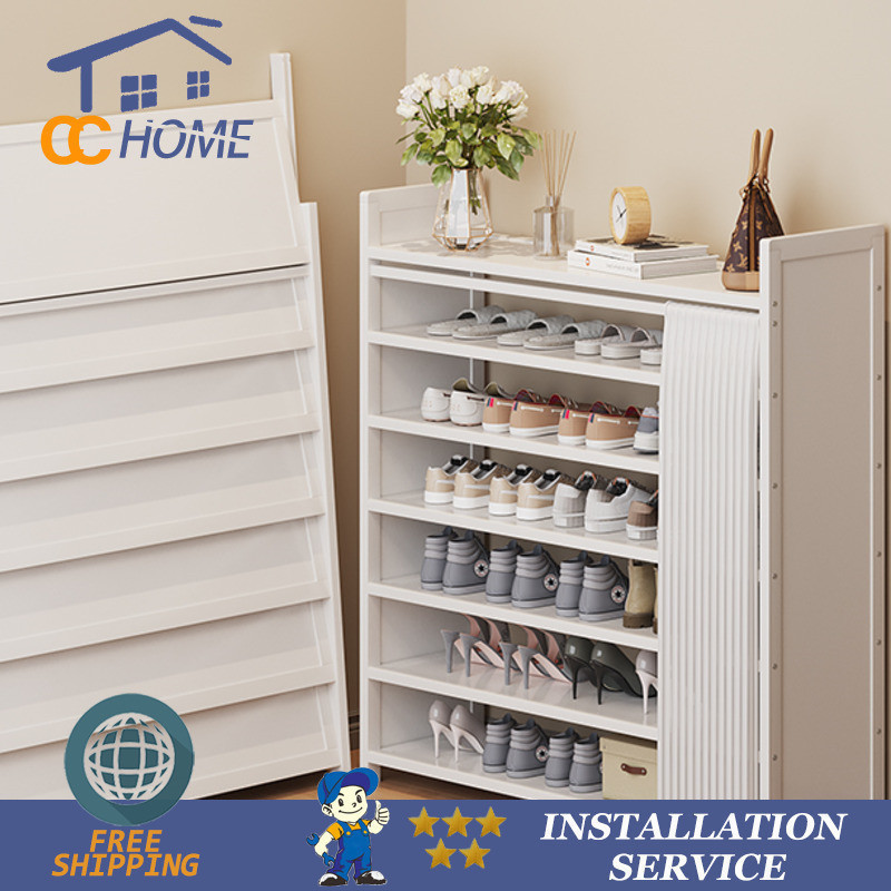 JJ Shoe Rack Multi-layer Dust-proof Simple Foldable And Installation ...