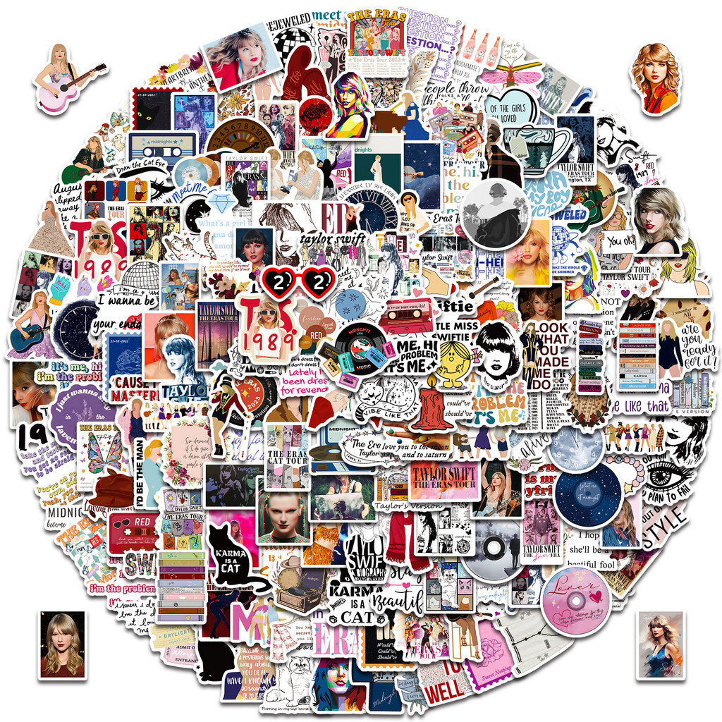 200/50PCS Artist Taylor Swift Album Concert Graffiti Stickers for ...