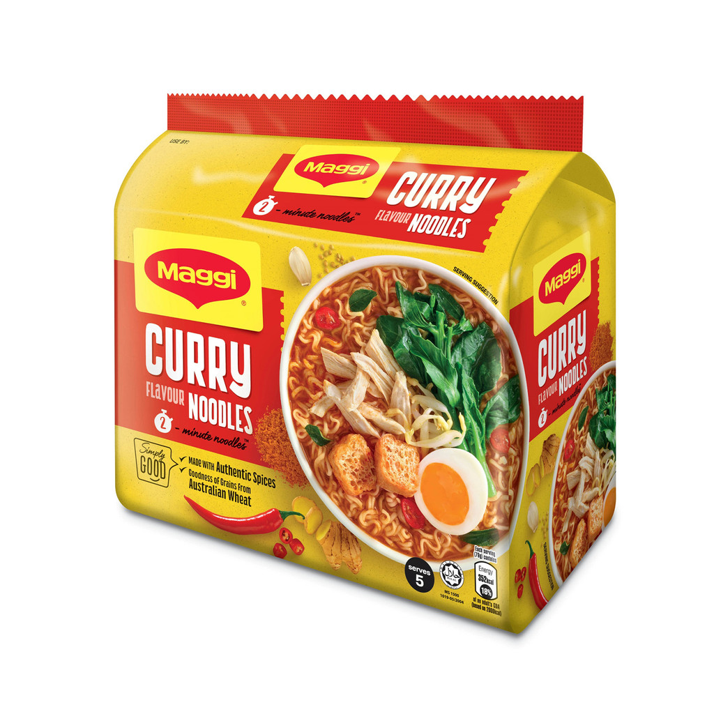 Maggi Curry Flavour 5s X 79g | Shopee Singapore