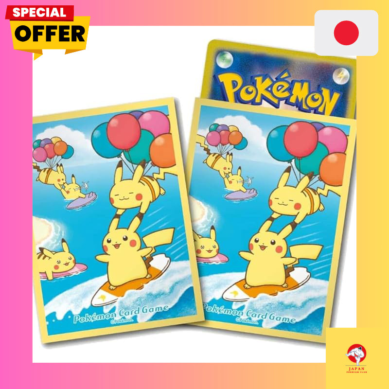 Pokémon Trading Card Game Deck Shield: Surfing Pikachu & Flying Pikachu ...
