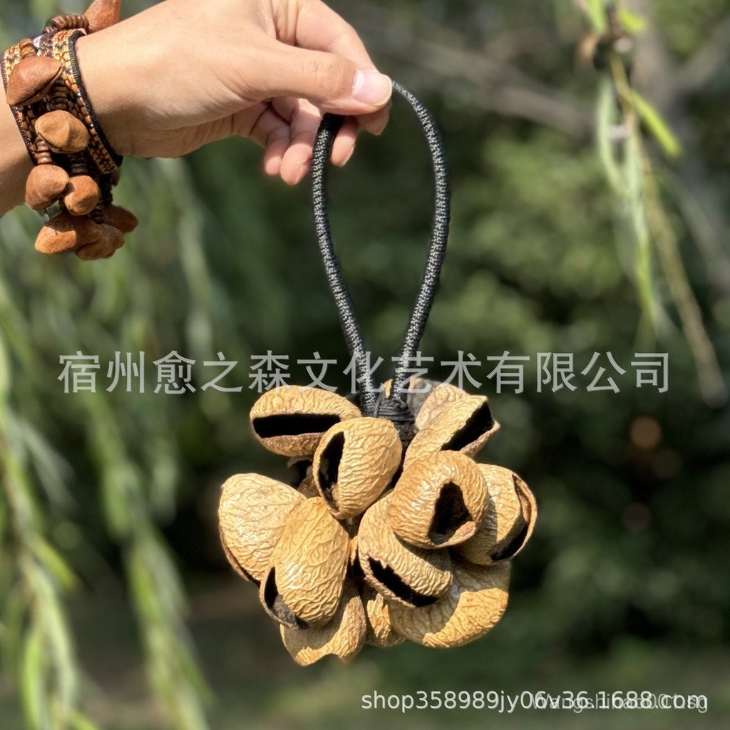 Fruit Shell Rattle Hand Bell Foot Bell Fruit Rattle Sound Beam Niche ...