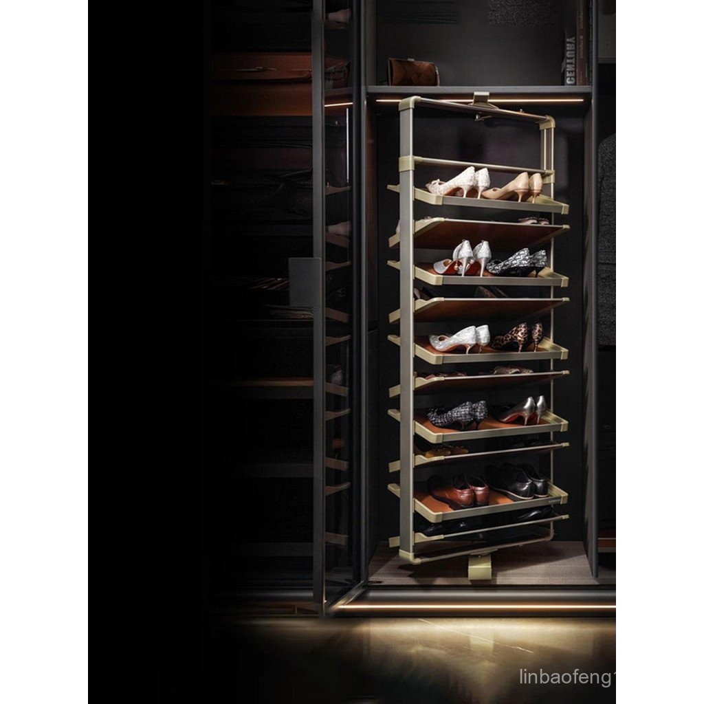 Huigao HIGOLD Rotating Shoe Rack Armani Fashion Wardrobe Cloakroom Push ...