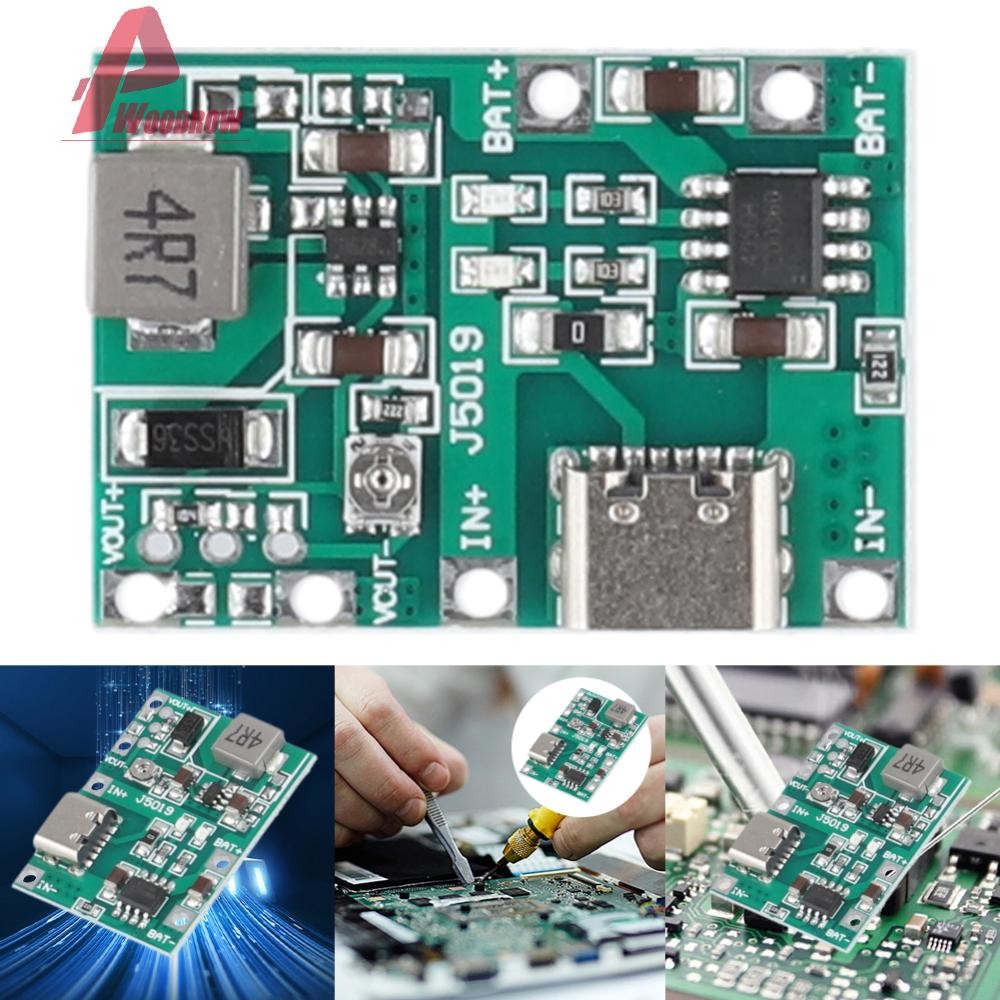 TP4056 Step Up Module Type-C Charger Discharge Power Board Useful DIY ...