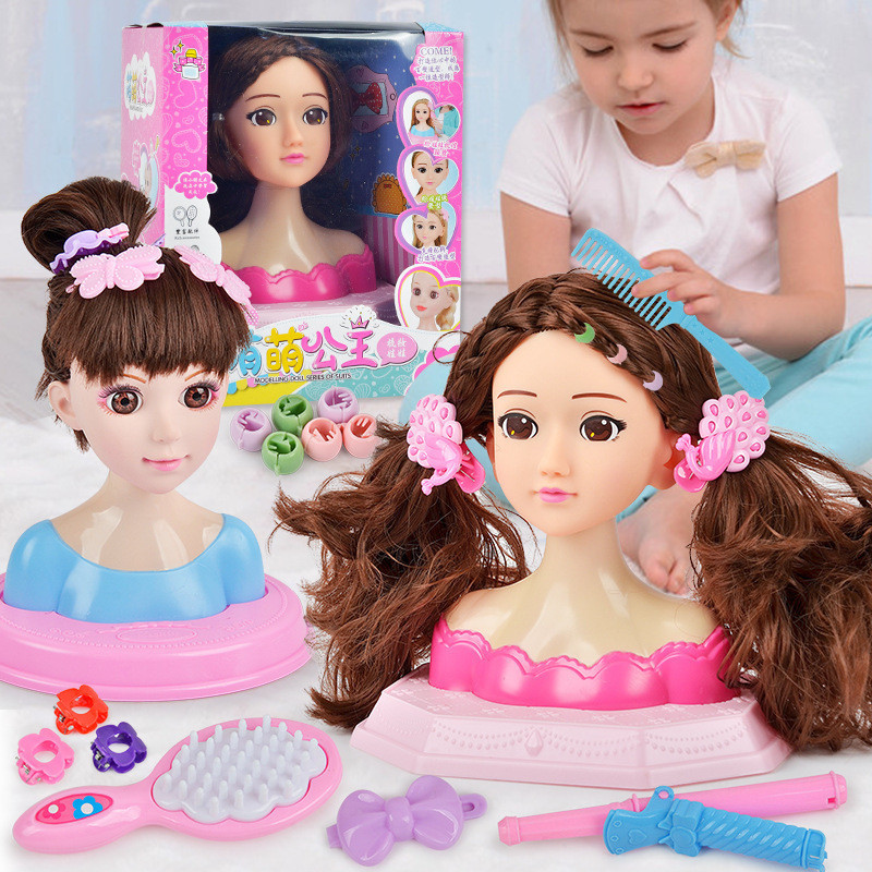 Make up Doll Makeup Barbie Doll Hair Princess Makeup Children Dress Up ...