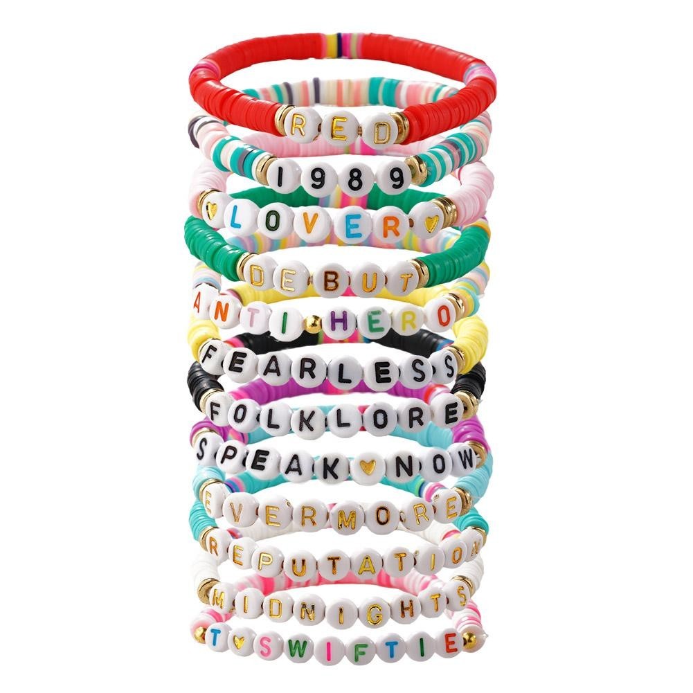 Taylor's Eras Tour Set Friendship Bracelets 18cm 1989 Reputation ...