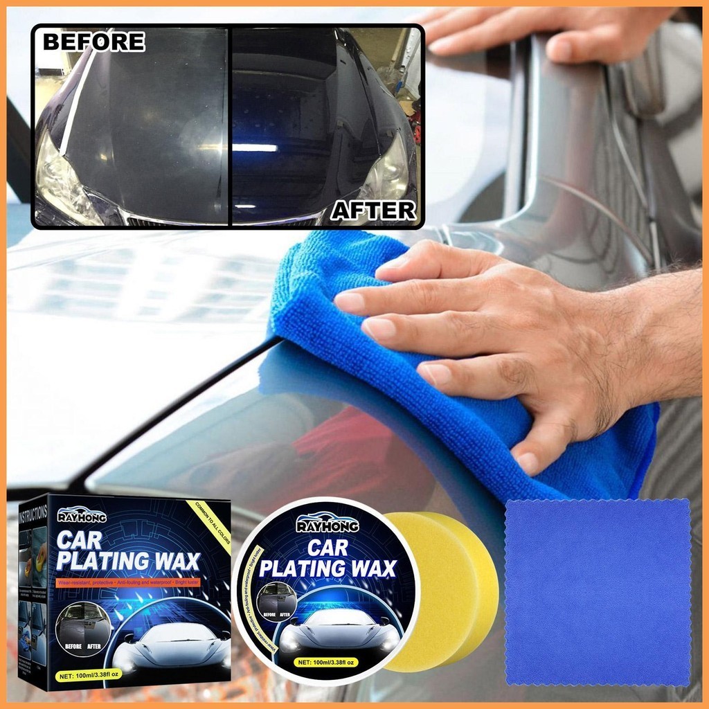 Car Wax Crystal Coating Set High Gloss Crystal Wax for Car Care Polish ...