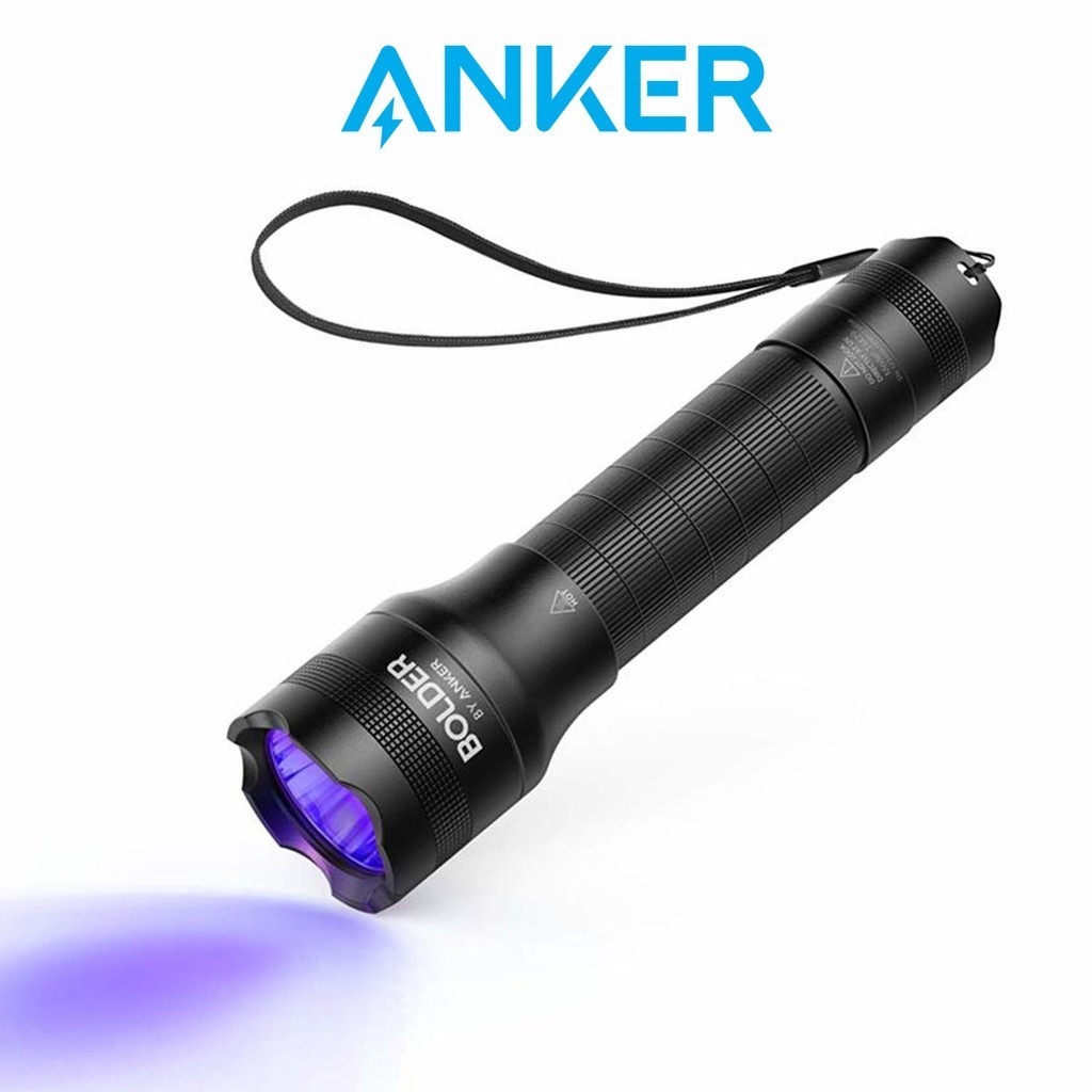 Anker Bolder UV Torchlight Flashlight LED Torch Light Rechargeable USB Torchlight (T1429 ...