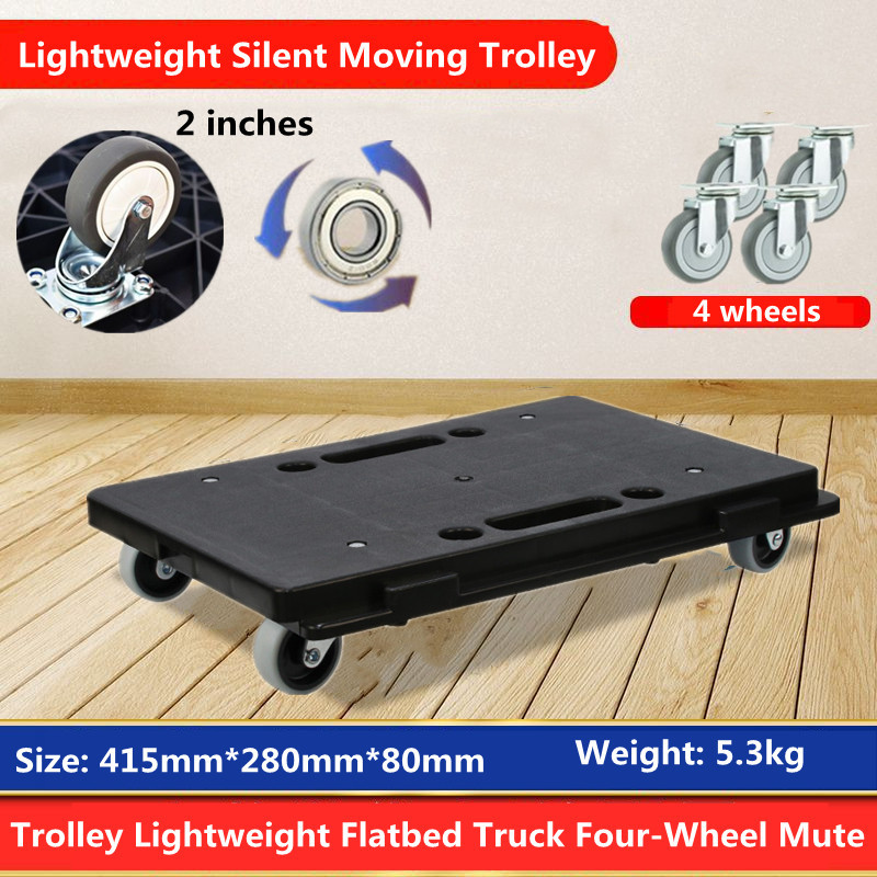 2 inches Lightweight Silent Moving Trolley Mover Tool/Helper-4 ...