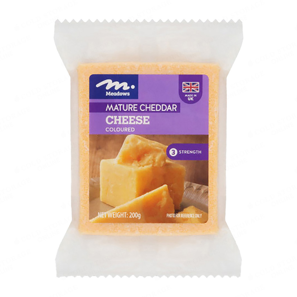 Meadows Mature Color Cheddar 200g | Shopee Singapore