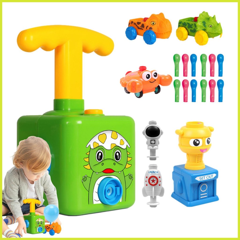 Balloon Zoom Toy Inertial Balloon Car with Manual Pump Multifunctional ...
