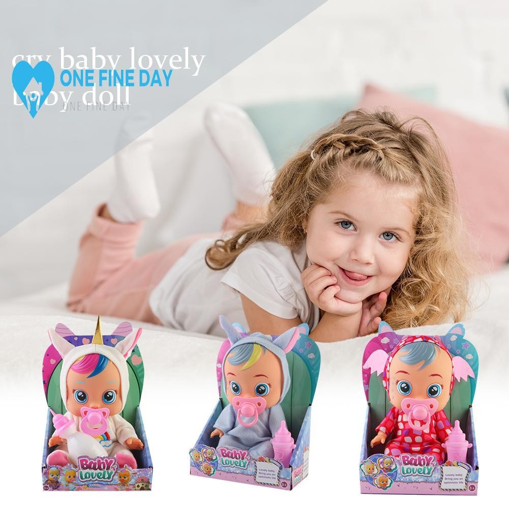 Cry Cute Baby Doll Tears Drinking Water Pacifier Cartoon 8 Simulation ...