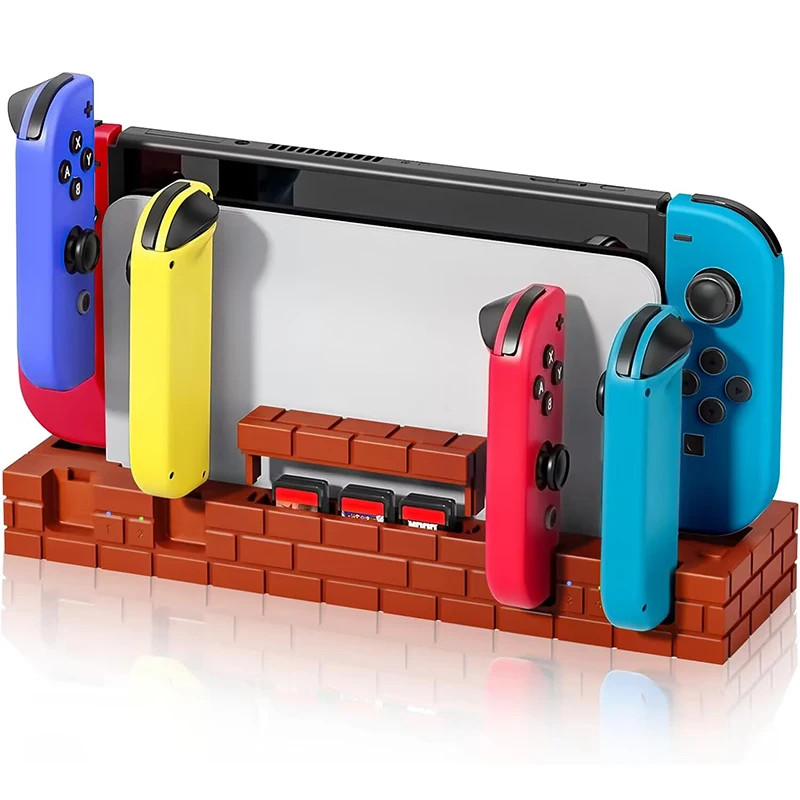 Mario Charging Dock for Nintendo Switch & OLED Model Joycons Upgraded ...