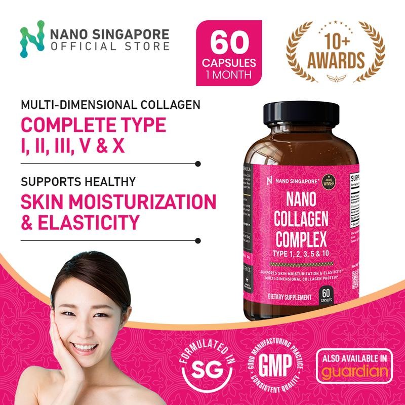 Nano Collagen Complex Types 1, 2, 3, 5 and 10, max Collagen + Protein ...