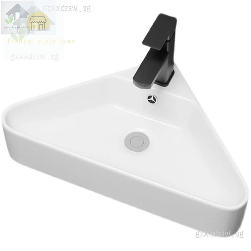 Triangle basin wash basin small apartment bathroom bathroom balcony ...