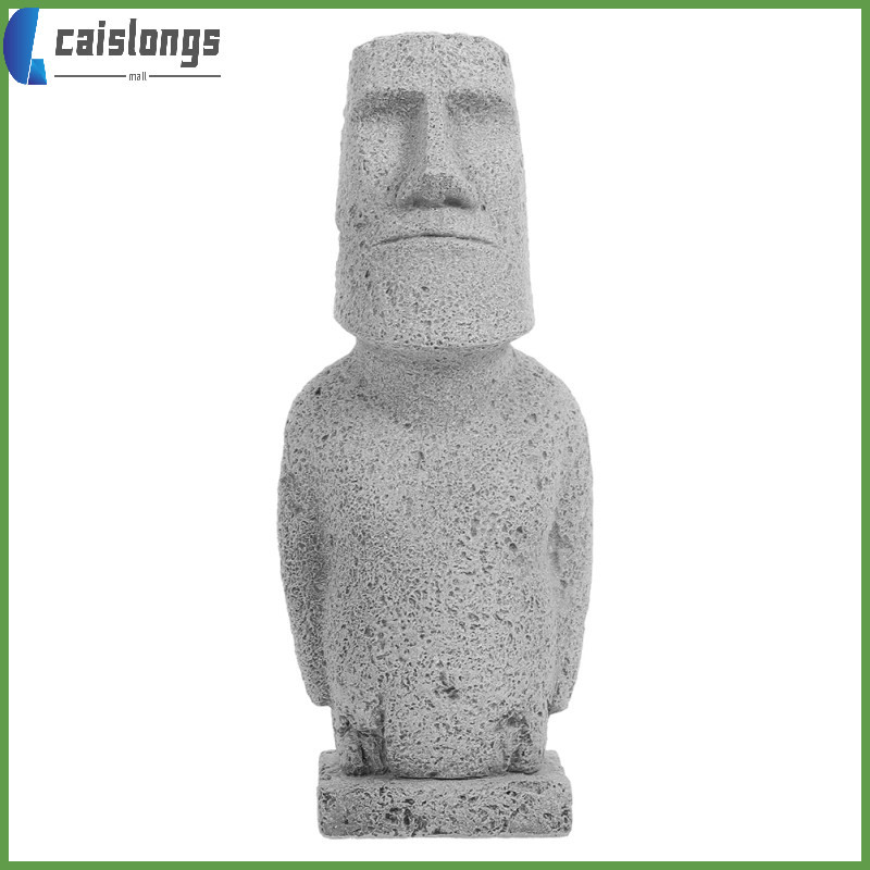 Moai Statue Decor For Fish Tanks And Gardens Stunning Small Moai ...