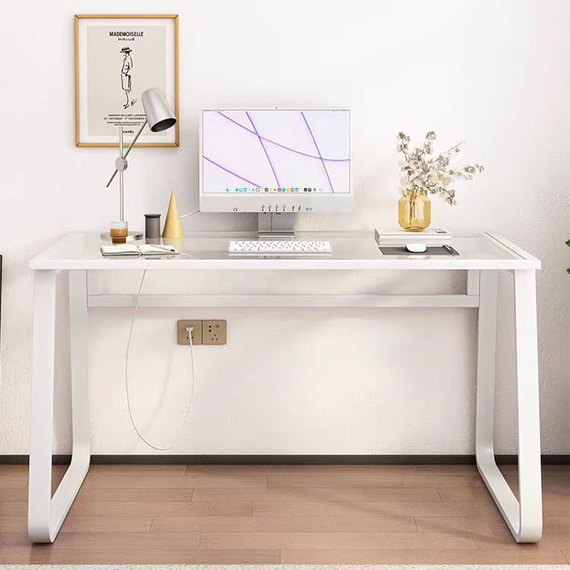 PG Desk Study Desk Computer Desk Tempered Glass Desk Minimalist Desk ...
