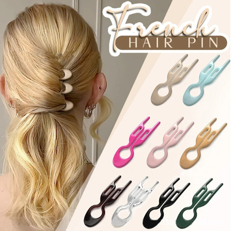 New Lazy Man Hairdo Artifact Simple Hairpin U-shaped Hair Comb Back ...