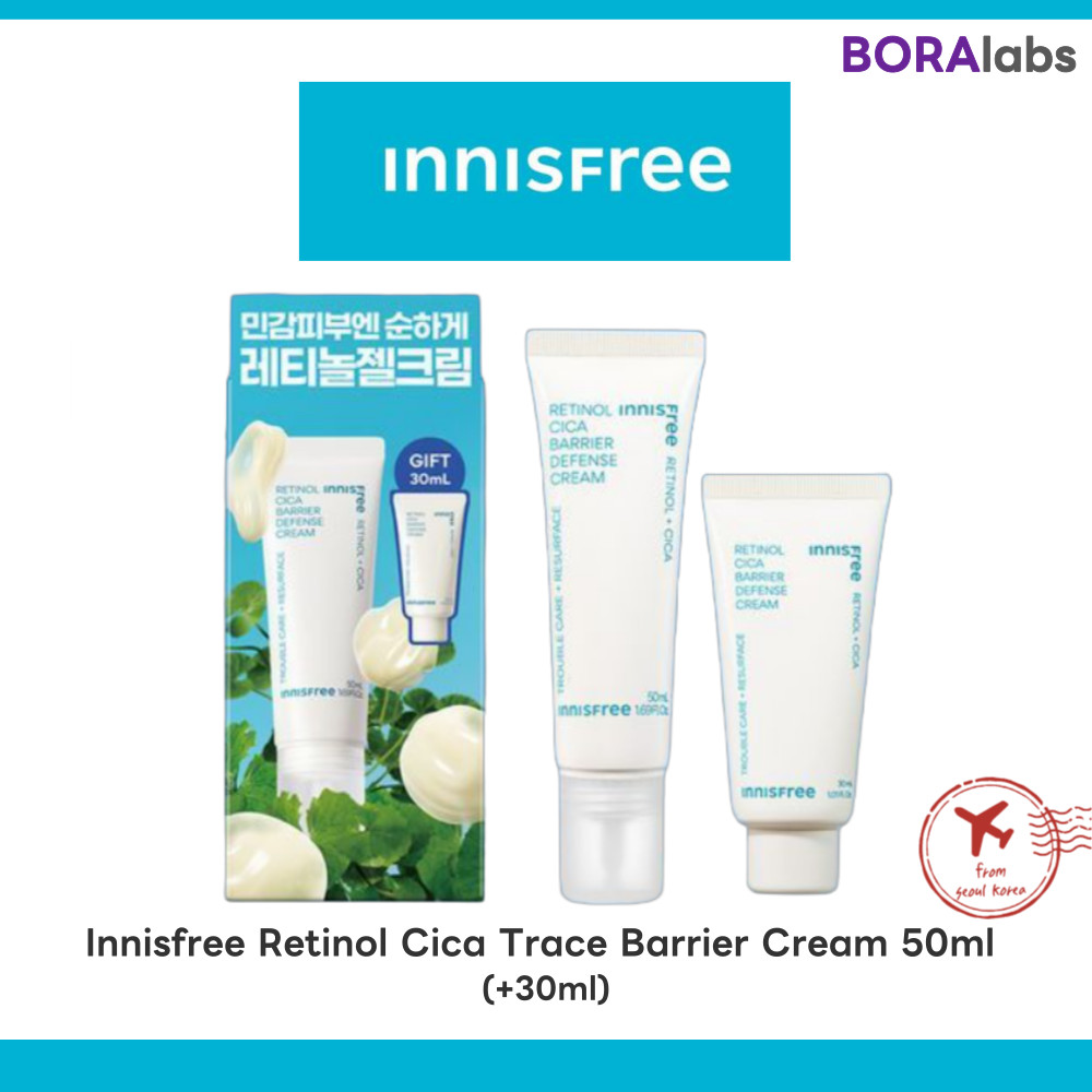 Innisfree Retinol Cica Trace Barrier Cream 50ml Special (+30ml ...