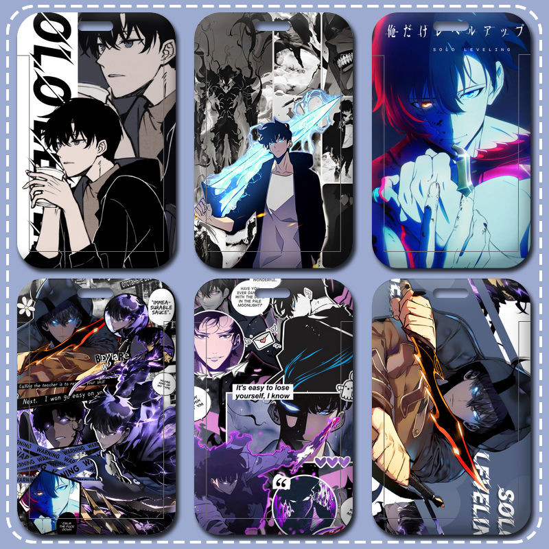 Solo Leveling‌ DIY Student School ID Card Holder Personal ID Card Bank ...