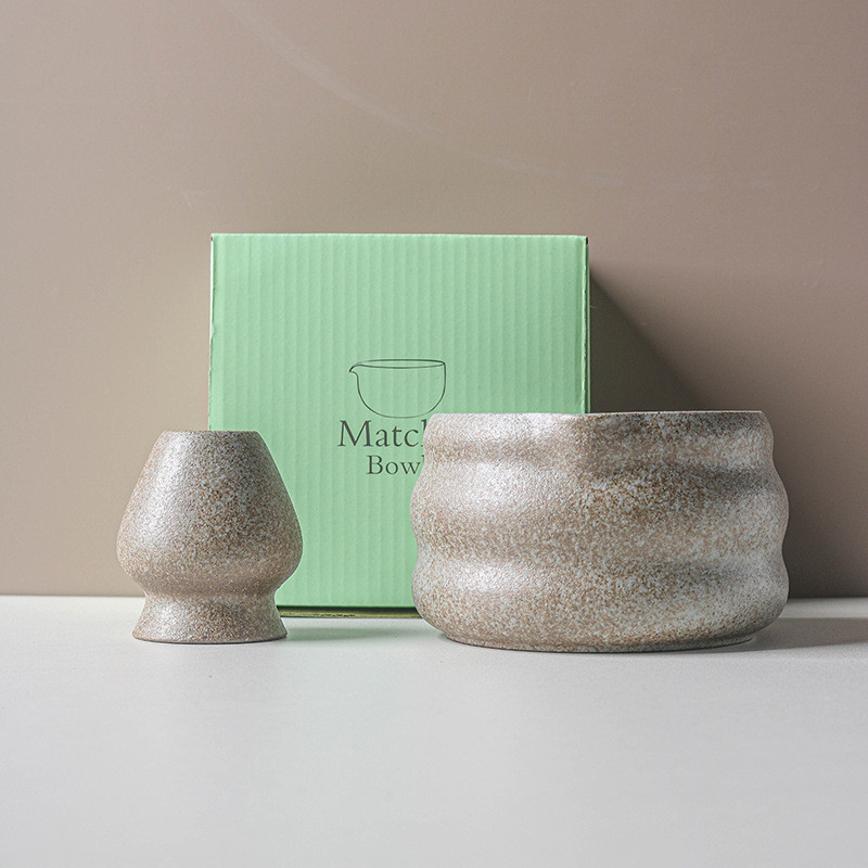 Matcha Tea Set2Set Matcha Bowl with Spout Matcha Brush Holder Tea Whisk ...