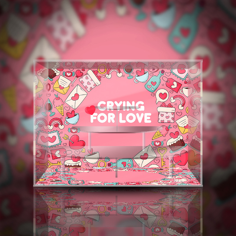 POPMART Pop mart CRYBABY Crying Baby Cupid's Tears Fashion Play Blind ...