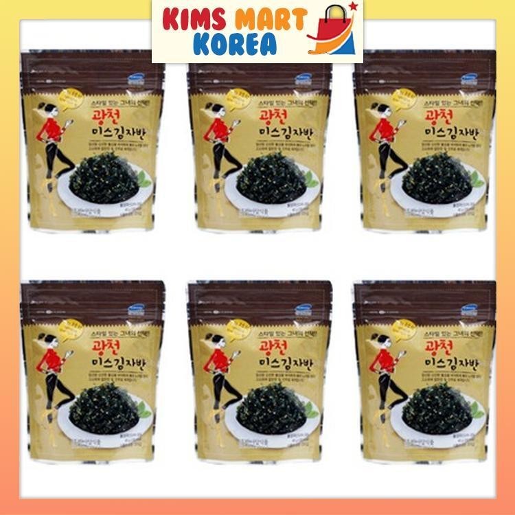 Hanadam Korean Seaweed Flakes Gwangcheon Laver Korean Food 40g x 6pcs ...