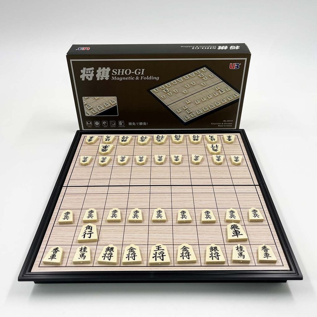 Japanese Choki Chess Set Magnetic Board (Shogi) Foldable With Playback ...