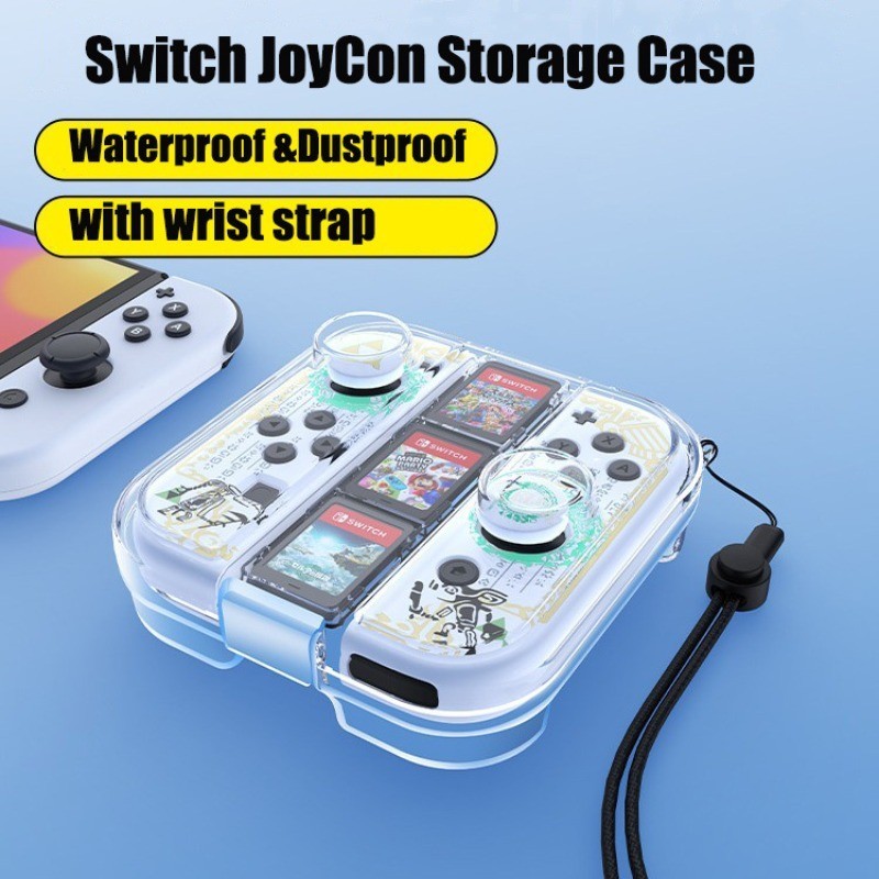 PC Transparent Storage Case For Nintendo Switch & Switch Oled JoyCon ...