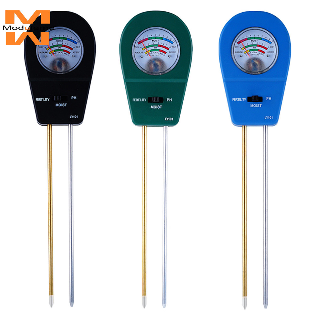 Soil PH Meter 3-in-1 Soil Tester Plant Moisture Fertility PH Detector ...