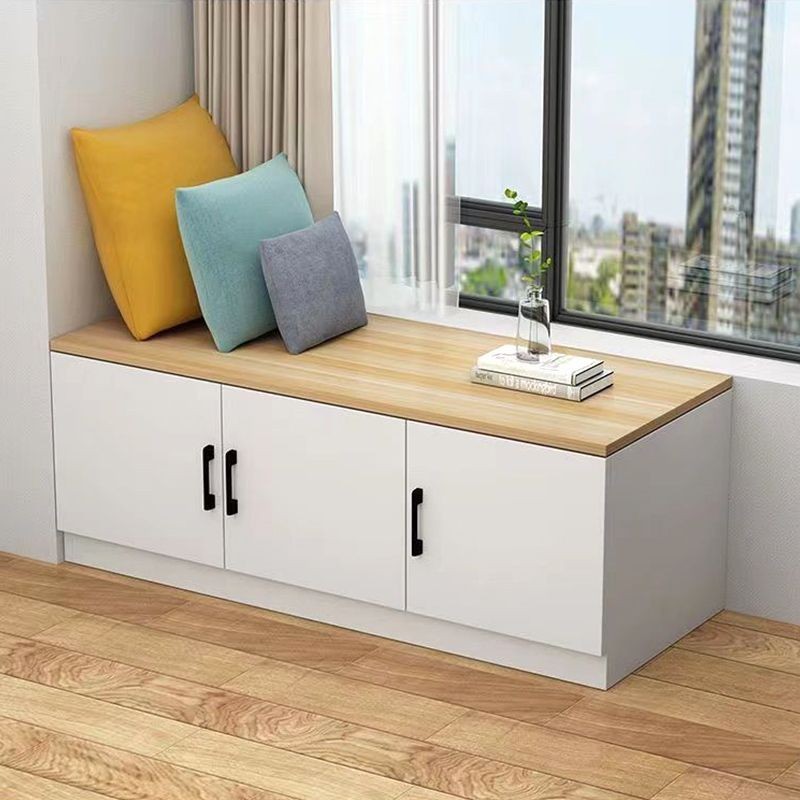 Solid Wood Windows and Cabinets Sitting Locker Floor Low Cabinet ...