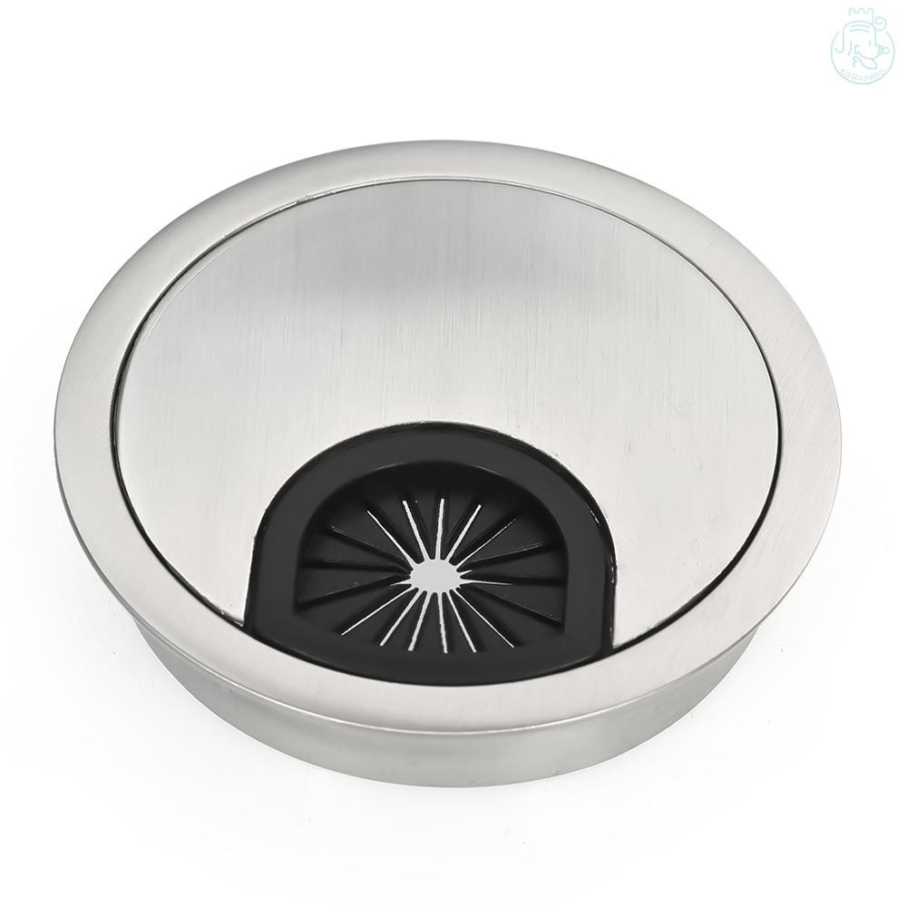60mm Desk Grommet for Wire Organizer Office Desktop Gromet Zinc Alloy ...