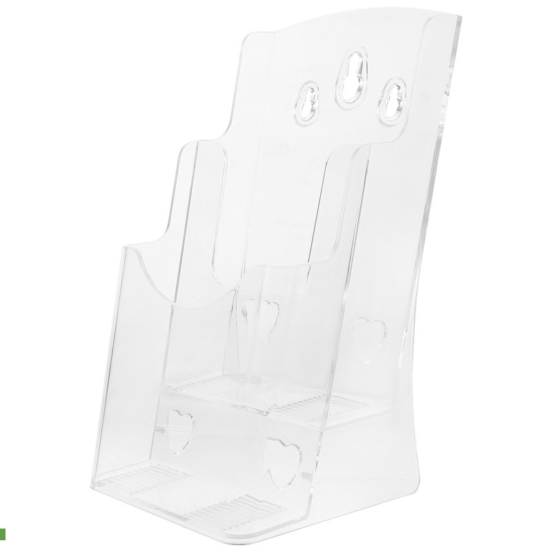 Document Stand Tabletop Flyer Rack Data Tumbler Acrylic Brochure Holder ...