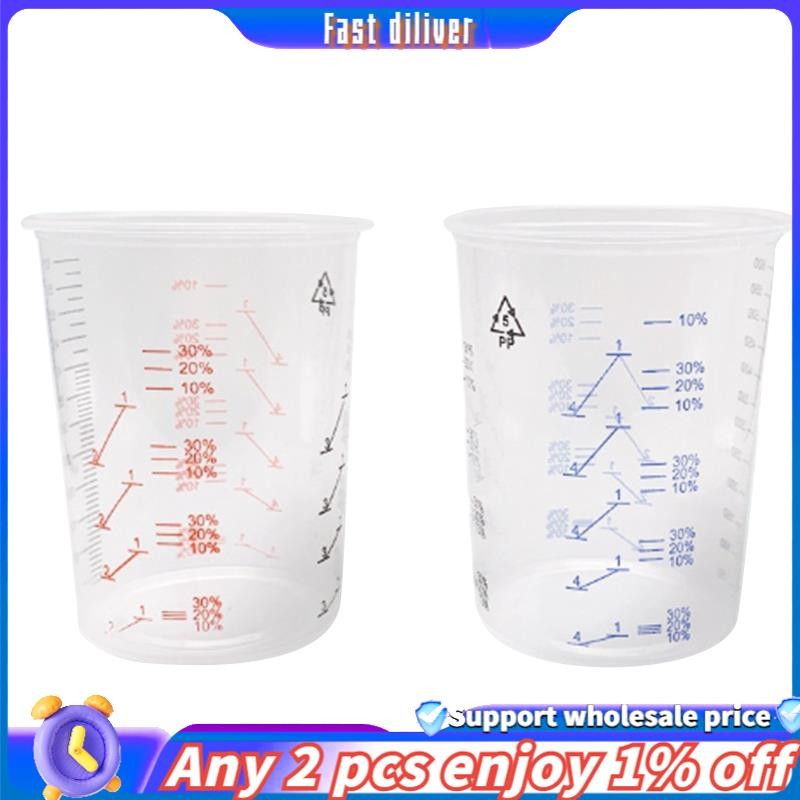 In stoick-25 Plastic Paint Mixing Cups 600Ml Mixing Container for ...