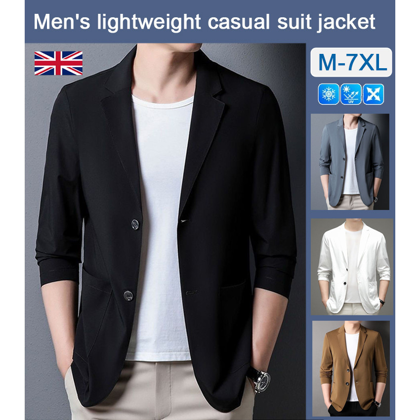 【Ship In 24h】[Cool/Makes Body Cool Down By 10℃]Men's Lightweight Casual ...