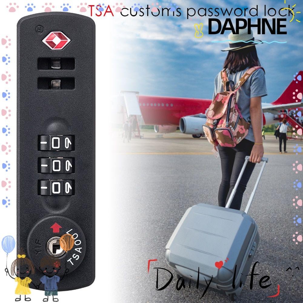 DAPHNE TSA Customs Lock Hardware Anti-theft Luggage Protection Security ...