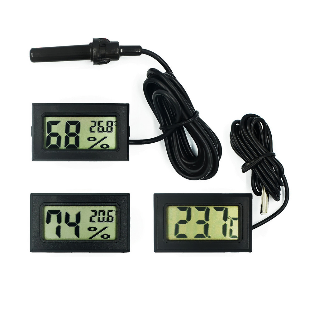 Embedded Type with Probe Digital Display Thermometer Electronic ...