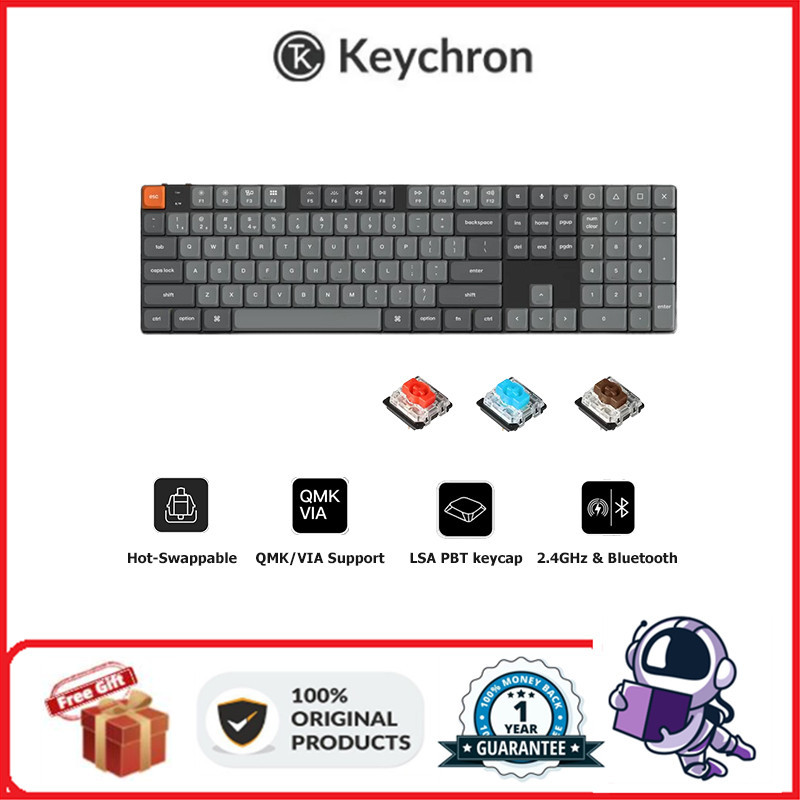 Keychron K5 Max QMK/VIA Wireless Custom Mechanical Keyboard | Shopee ...